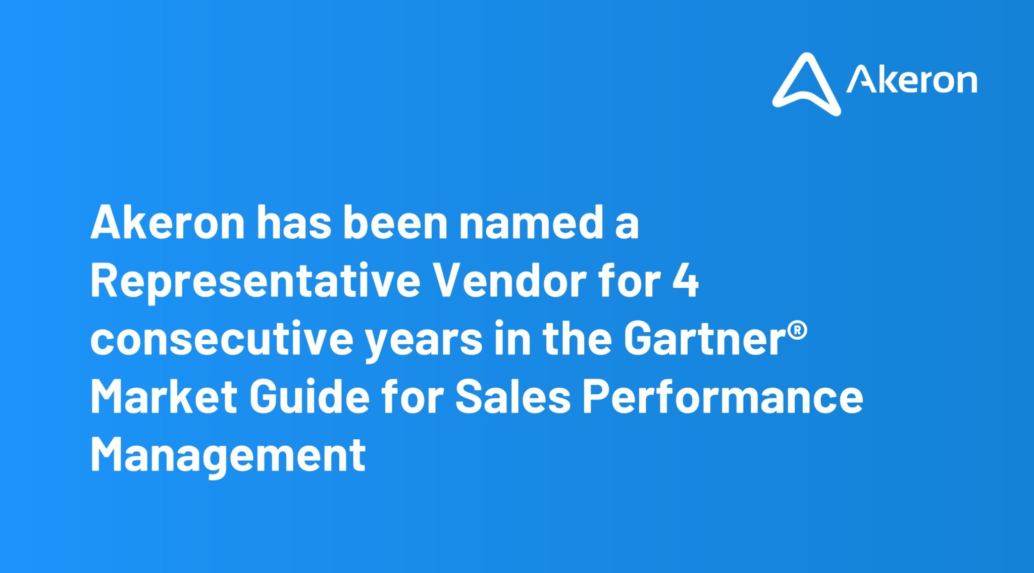 Akeron Recognized Again as a Representative Vendor in the 2025 Gartner ...
